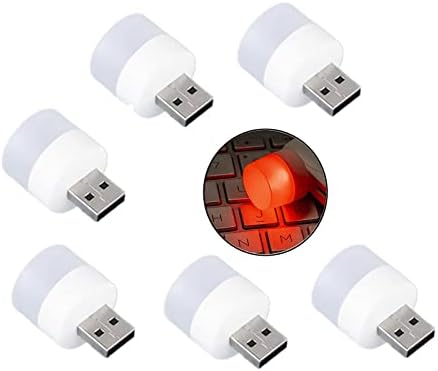 6 Pack Mini USB Night Light, Plug in LED Lamp Decorative Lighting Party ...