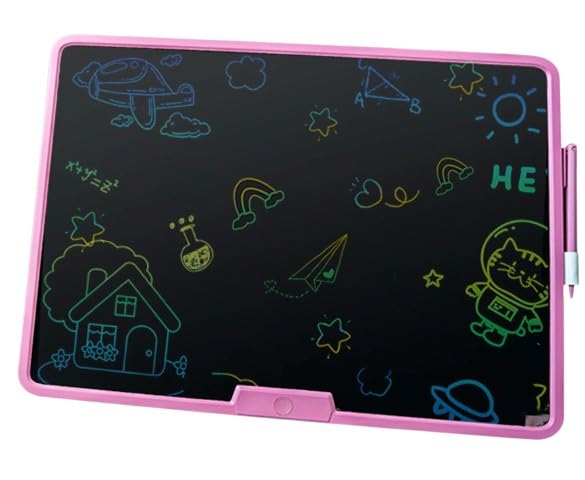 Tvara 16 Inch Electronic Rechargeable Slate Memo Pad Kids LCD Drawing ...