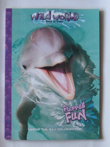 Wild World Book to Color ~ Flipper Fun: Creative Edge: Amazon.com: Books