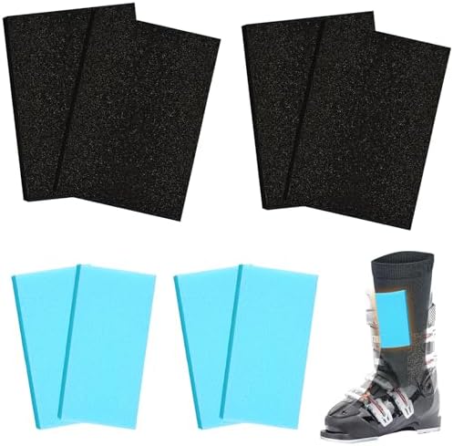 Amazon.com : 8Pcs Ski Shin Guards, Adhesive Snowboard Shin Protector ...