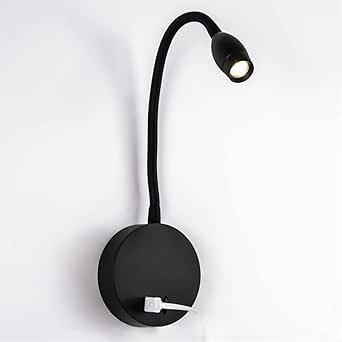 Flexible LED Book Light Wall Lights Wall Mounted Bedside Reading Book ...