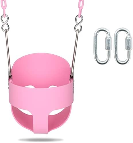 Amazon.com: Ktaxon Toddler Bucket Swing, High Back Full Kids Bucket ...