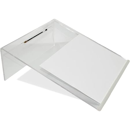 Premium Clear Acrylic Ergonomic Writing Slope, Anti Slip, Extra Wide ...