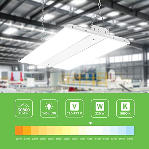 Snapklik.com : 2ft Liner High Bay LED Shop Light 220W, 30,800lm, 5000K ...