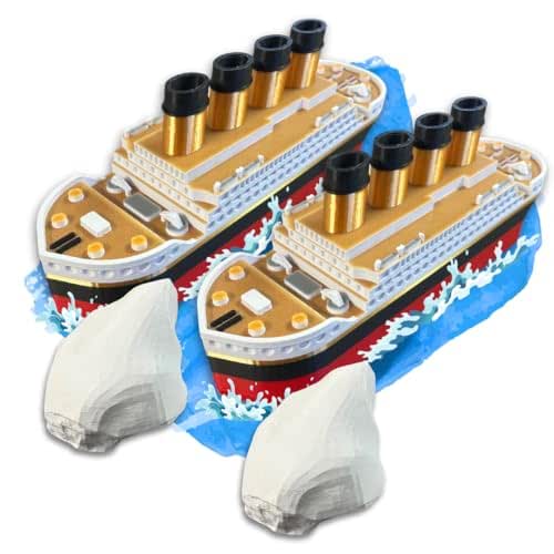 Amazon.com: 2-Pack The Original FullColor Floating Titanic Bath Toy By ...