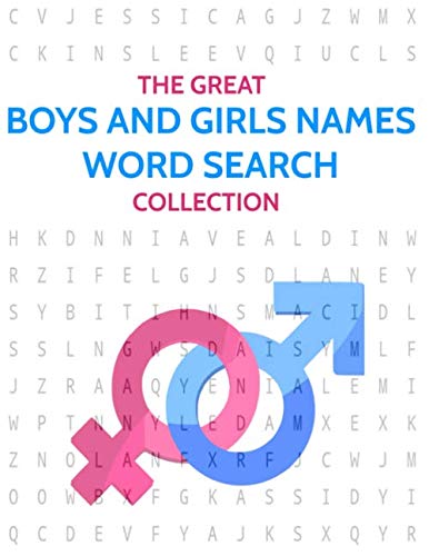 The Great Boys and Girls Names Wordsearch Collection: 100 Boys and ...