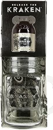Rum Gift - Release the Kraken Black Spiced Rum Gift Set for Him Her ...