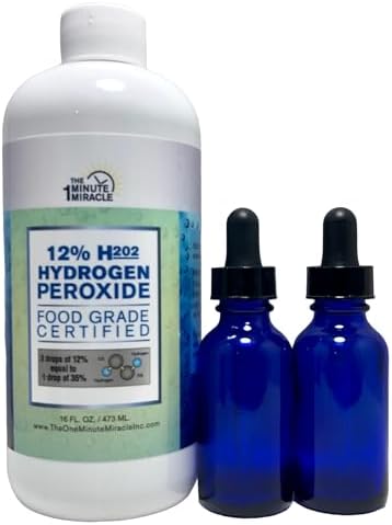 Amazon.com: Essential Oxygen Plus Hydrogen Peroxide 3% Food Grade, 16 ...