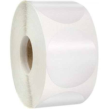 1000 Pieces Clear Retail Package Seals, Self Adhesive Labels 25mm Clear ...