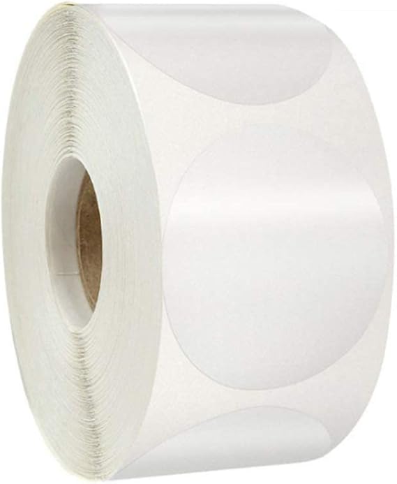 1000 Pieces Clear Retail Package Seals, Self Adhesive Labels 25mm Clear ...