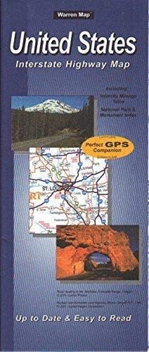 United States Interstate Highway Map Paper/Non-Laminated: Warren Map ...