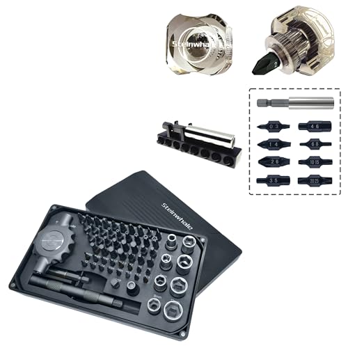 10in1 Short Stubby Mini Screwdriver for Tight Spots, Magnetic Assembly ...