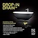 DROP-IN DRAIN Installation Kit for Freestanding Bathtub - with Black ...