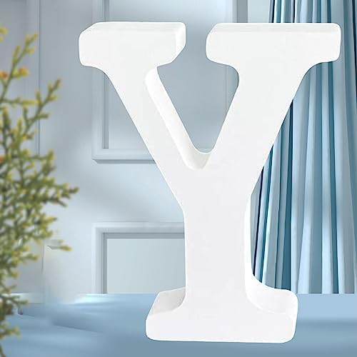 Amazon.com: 5ARTH 12 inch Y White Wood Letters,Unfinished Wood Letters ...