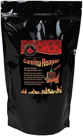 Amazon.com : Chocolate Carolina Reaper Pepper Powder by Magic Plant - 8 ...