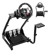Amazon.com: Dardoo Racing Simulator Cockpit with Triple Monitor Stand ...