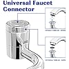 Universal Splash Filter Faucet 1080 Rotating Faucet Extender Aerator ...