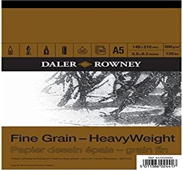 Daler-Rowney Optima Mixed Media Lightly Textured 1.4mm Thick A2 Art ...