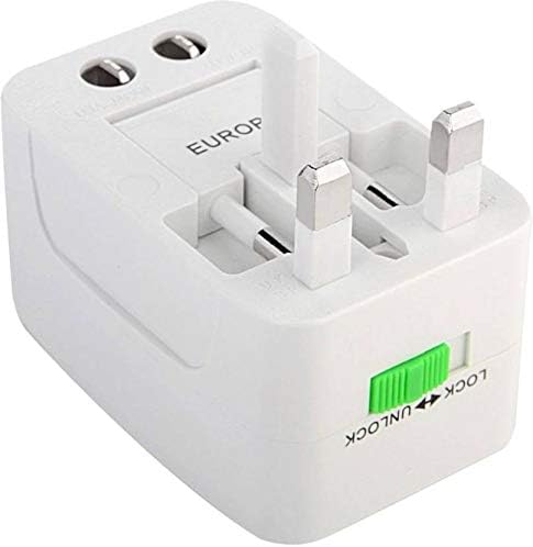 Upix Universal Travel Adapter with 125V 6A, 250V Surge/Spike Protected ...