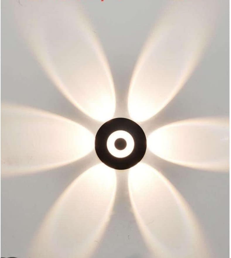 FILLISKA Aluminium Led Indoor/Outdoor 6 Way Splitter Wall Light, Ip-65 ...