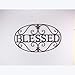 Amazon.com: Young's Metal Blessed Wall Sign, 27.75-Inch, Multicolor ...