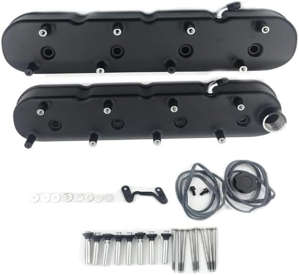 Amazon.com: GPQ GM LS Cast Aluminum Tall Valve Covers with Coil Mounts ...