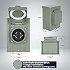 Amazon.com: PAULINN 30A Generator Power Inlet Box NEMA 3R Generator ...