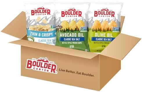 Amazon.com: Boulder Canyon Custom Potato Chip 3 Bag Bundle