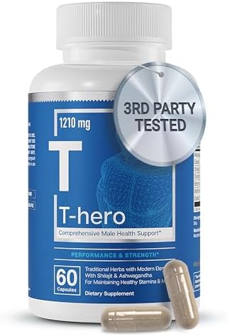 Amazon.com: Essential Elements T-Hero - Daily Testosterone Support for ...