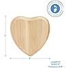 Amazon.com: Small Wooden Hearts 5 inch, Pack of 4 Wood Heart, Valentine ...