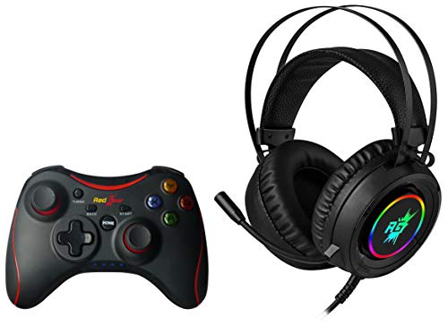 Buy Redgear Cloak Wired RGB Gaming Wired On Ear Headphones with Mic for ...