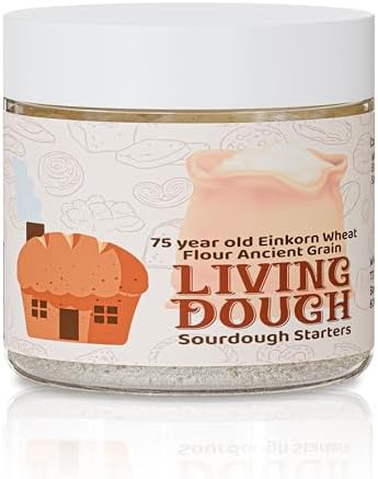 Amazon.com : Living Dough - 75 Year Old Einkorn Wheat Flour Ancient ...