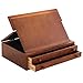 Amazon.com: U.S. Art Supply Walnut Color 2-Drawer Wooden Storage Box ...