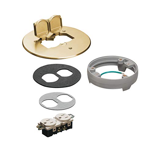 Arlington FLB6230MBLR Brass Cover Kit with Leveling Ring 6-Inch: Amazon ...