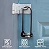 Kurtzy Combination Long Shackle Padlock - Long Gate Lock for Outdoor ...