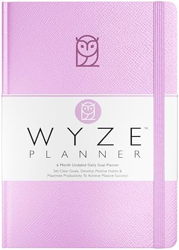 Amazon.com : Wyze Planner - Goal Planner for 6 Months. Increase ...