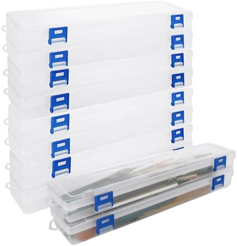 Amazon.com: LOLYSIC 10 Pack Translucent Plastic Paint Brush Holder, 13 ...