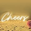 Cheers Neon Sign USB Powered with Dimmable Switch,LED Neon Light Sign ...