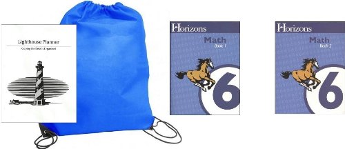 Horizon Math 6 (Sixth Grade) Workbooks Homeschool Kit in a Bag ...