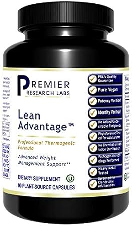 Amazon.com: Premier Research Lean Advantage, Professional Thermogenic ...