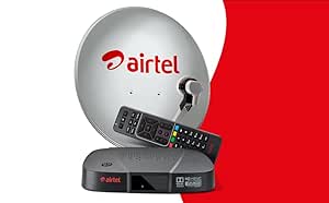 Airtel DTH HD Set Top Box | Ultimate Pack I Free Standard Installation | Recording Feature (1 ...
