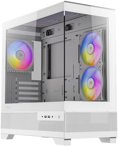 Antec CX500M RGB MicroATX Tempered Glass Black PC Gaming Case: Amazon ...