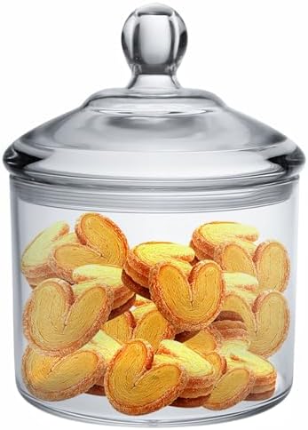 Amazon.com: Goaste 135oz Acrylic Cookie Jar with Lid, Airtight Candy ...