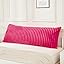 Amazon.com: JAUXIO Faux Fur Fluffy Body Pillow Cover Luxury Textured ...