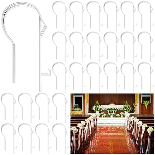 Amazon.com: DOEYS Pew Clips MADE in USA for Weddings (12-Pack) Heavy ...