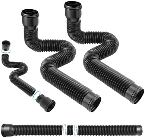 Catch Basin Downpipe Extension Set, 150cm Circular Extendable Rain ...