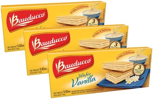 Amazon.com: Bauducco Chocolate Wafers - Crispy Wafer Cookies With 3 ...