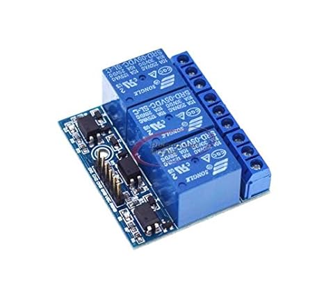 Amazon.com: 3 Channel Relay Module with Optocoupler Isolation Opto ...