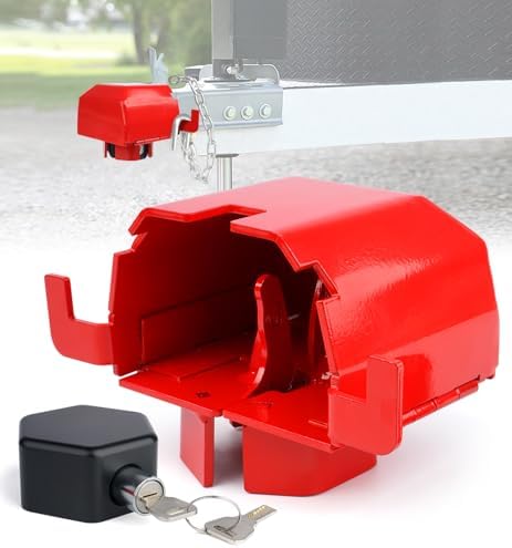 Amazon.com: FORGEDX Premium Stainless Steel Trailer Lock - Heavy Duty ...