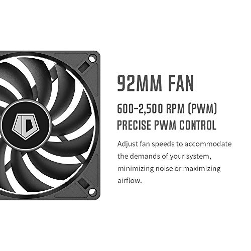 ID-COOLING IS-47K Low Profile CPU Cooler for Intel/AMD 47mm Height AM4 ...